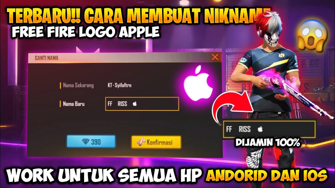 Cara Menambahkan Simbol Logo IPhone FF Tinggal Salin Cara Menambahkan Simbol Logo IPhone FF Tinggal Salin